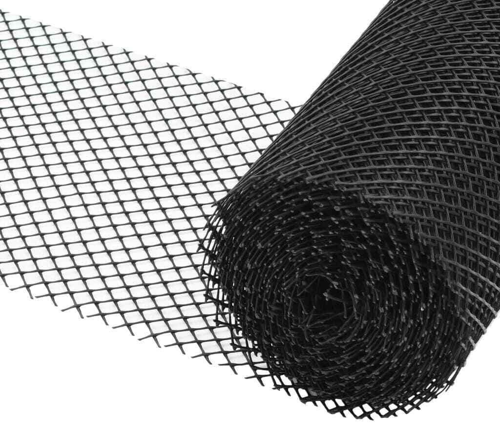 ADEPTNA 6M Strong Plastic MESH Gutter Guard with 8 Fixing Spikes